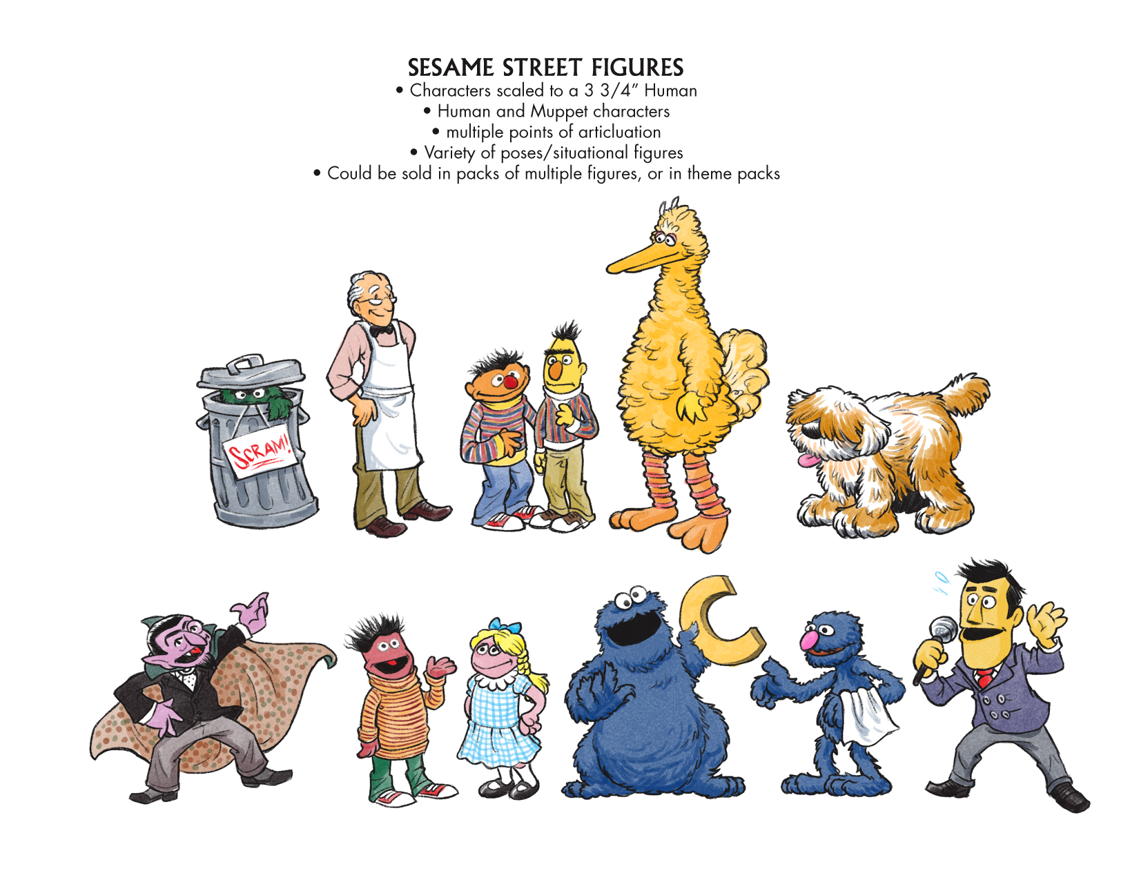 Sesame Street Concepts – Portfolio